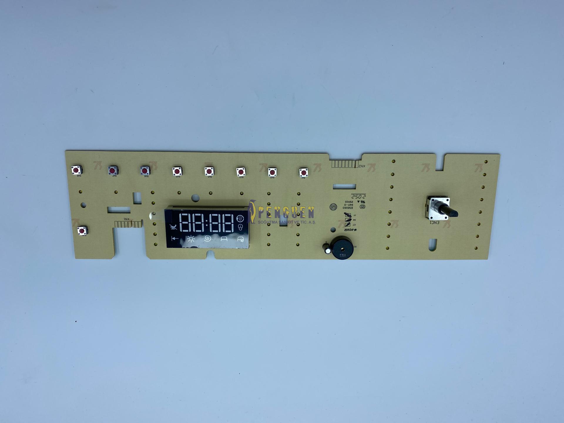 Arçelik 8145 YK Çamaşır Kurutma Makinesi Display Kart 2848480100 ...