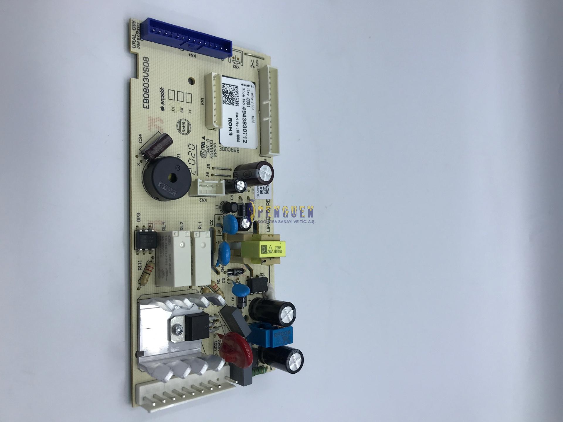 Arçelik Buzdolabı Kontrol Kartı 4943830712 - 1,059.32 TL + KDV